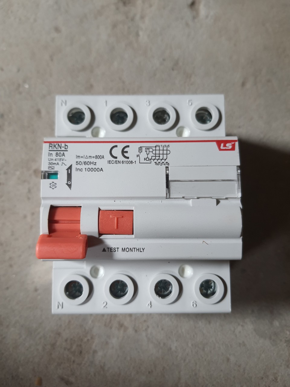 RKN-b 3P N 63A aptomat rccb chống rò 3P 63A