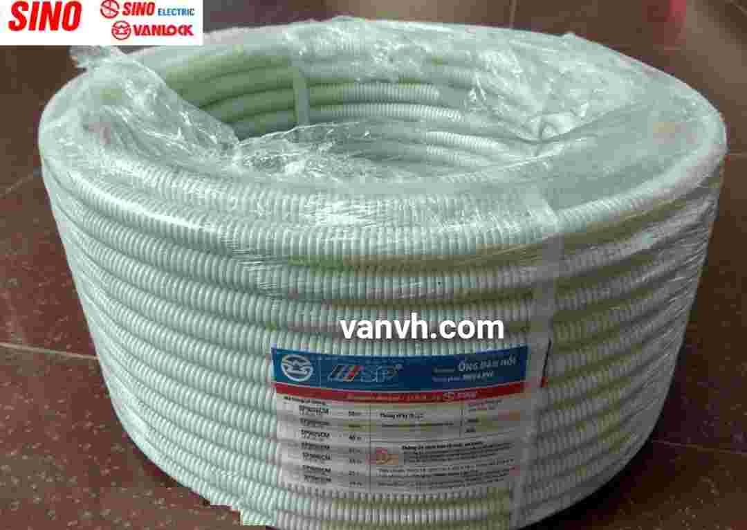 Ống đàn hồi loại tự chống cháy ,ống ruột gà mềm Sino phi 20 SP9020CM